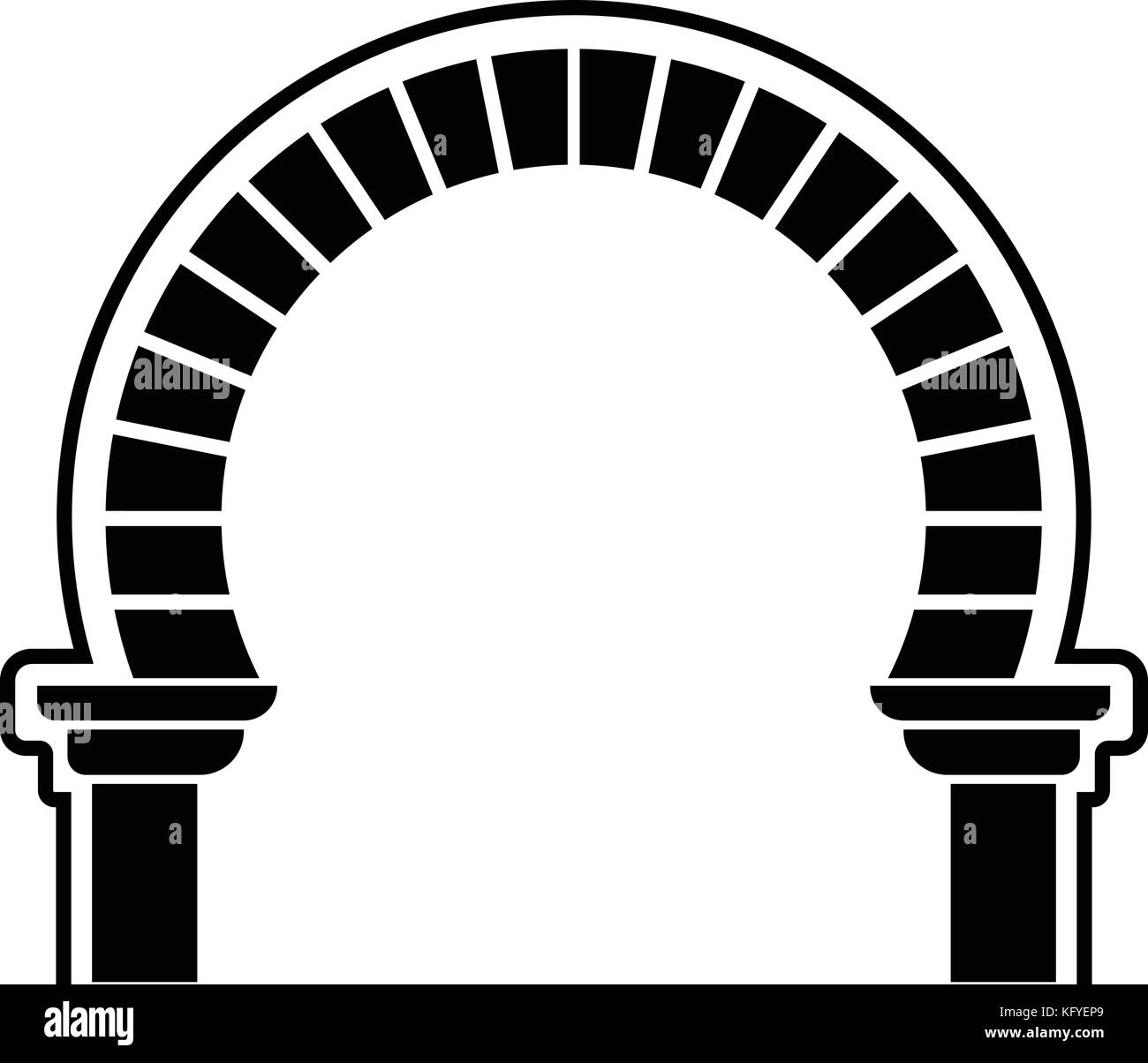 Curve arch icon, simple style Stock Vector Image & Art - Alamy