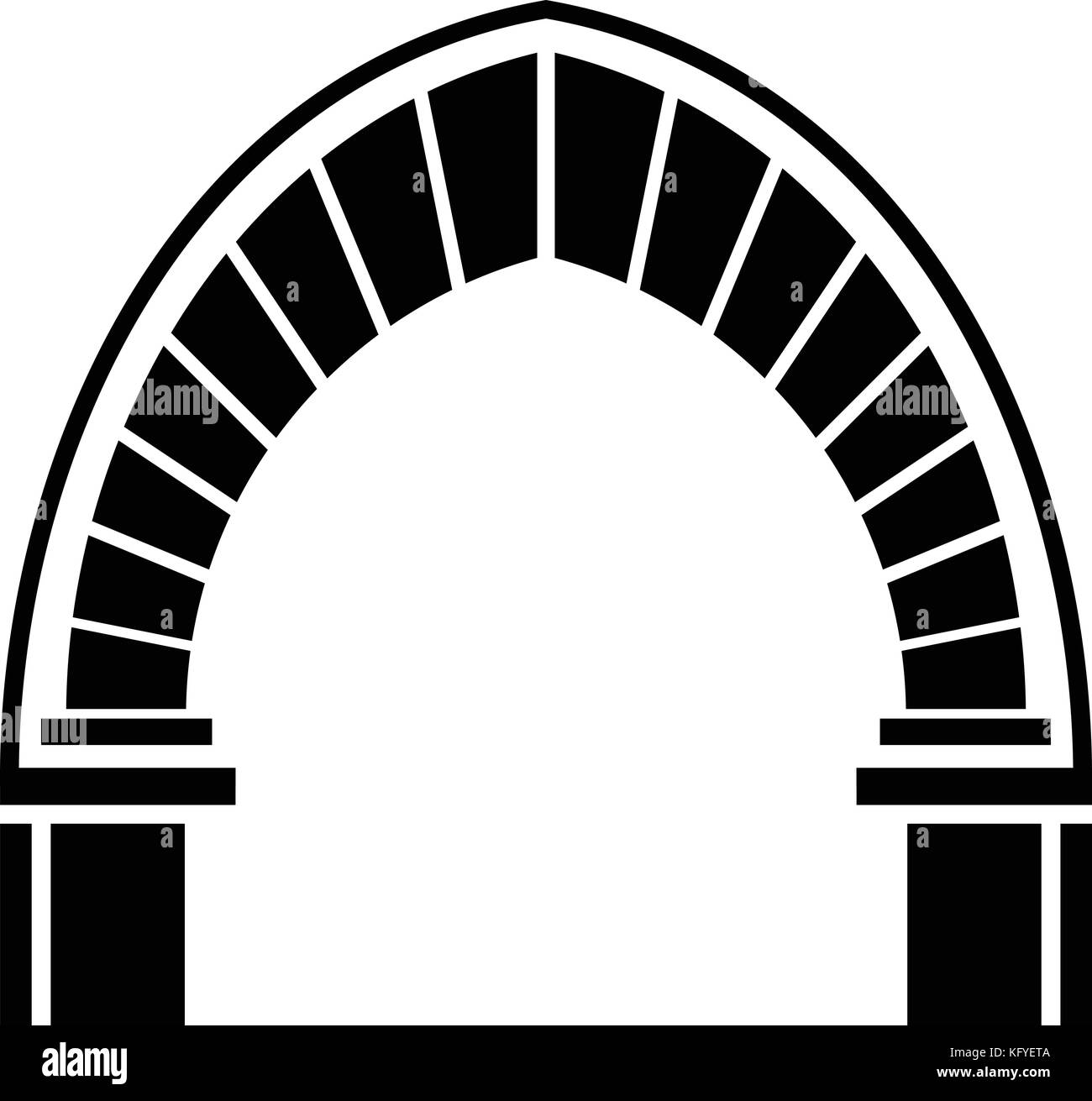 Stone arch icon, simple style Stock Vector Image & Art - Alamy
