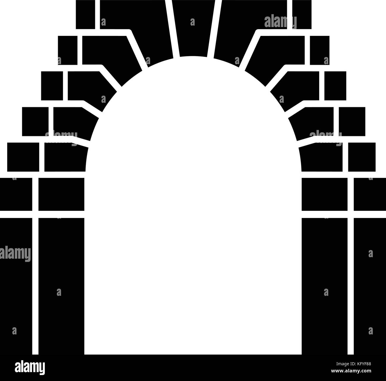 Brick arch icon, simple style Stock Vector Image & Art - Alamy