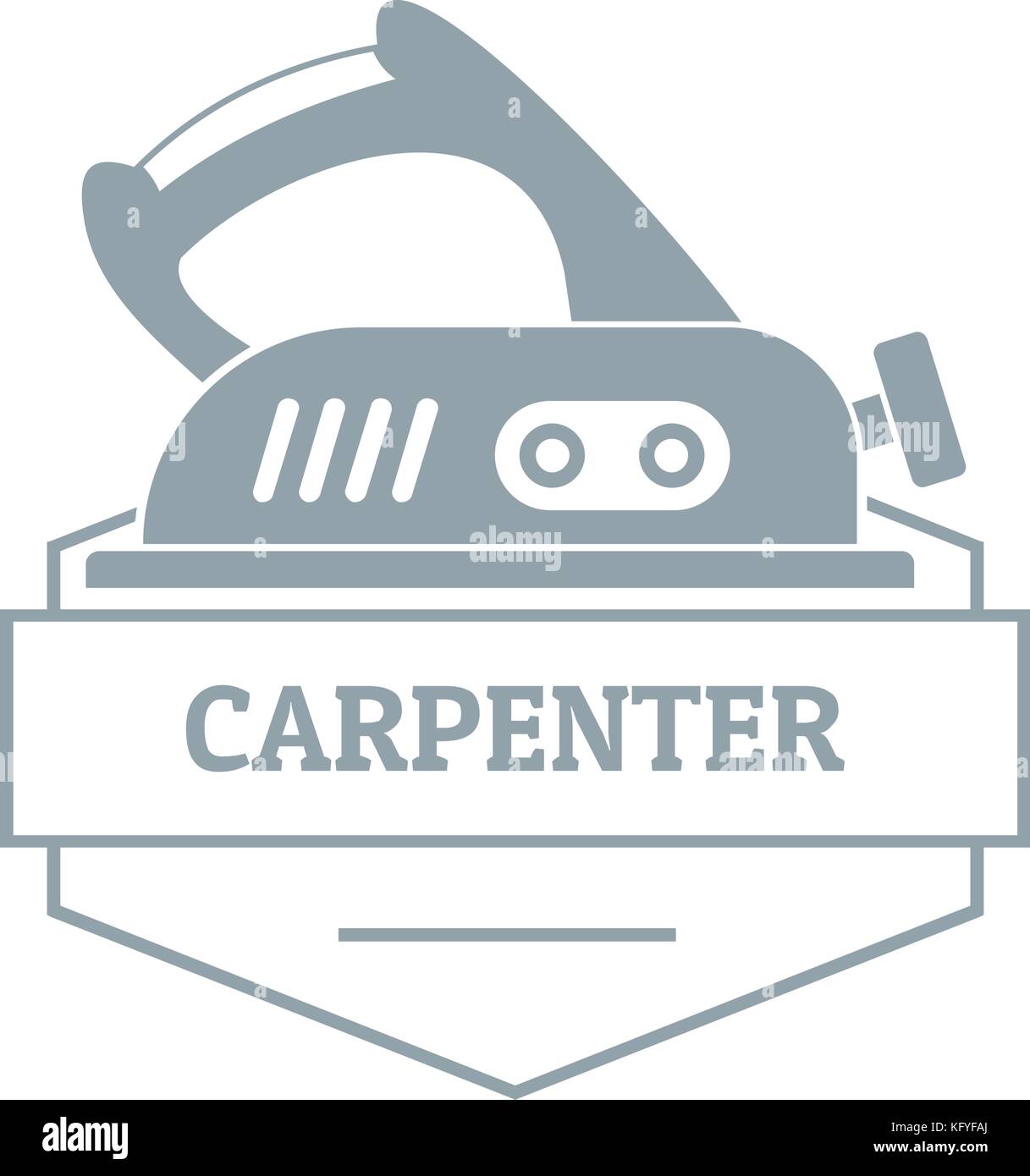 Carpenter logo, simple gray style Stock Vector Image & Art - Alamy