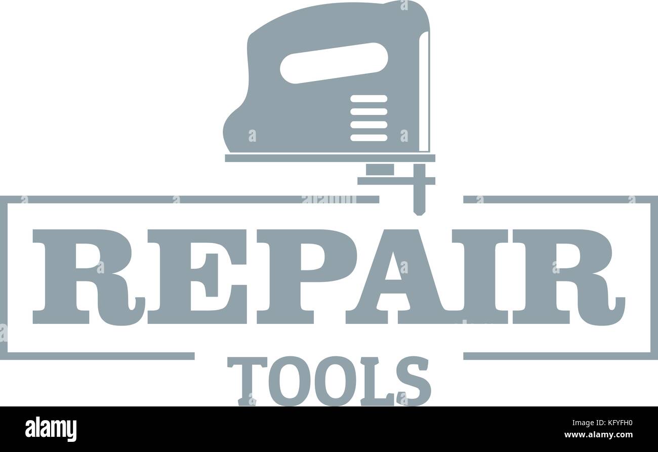 Repair work logo, simple gray style Stock Vector Image & Art - Alamy
