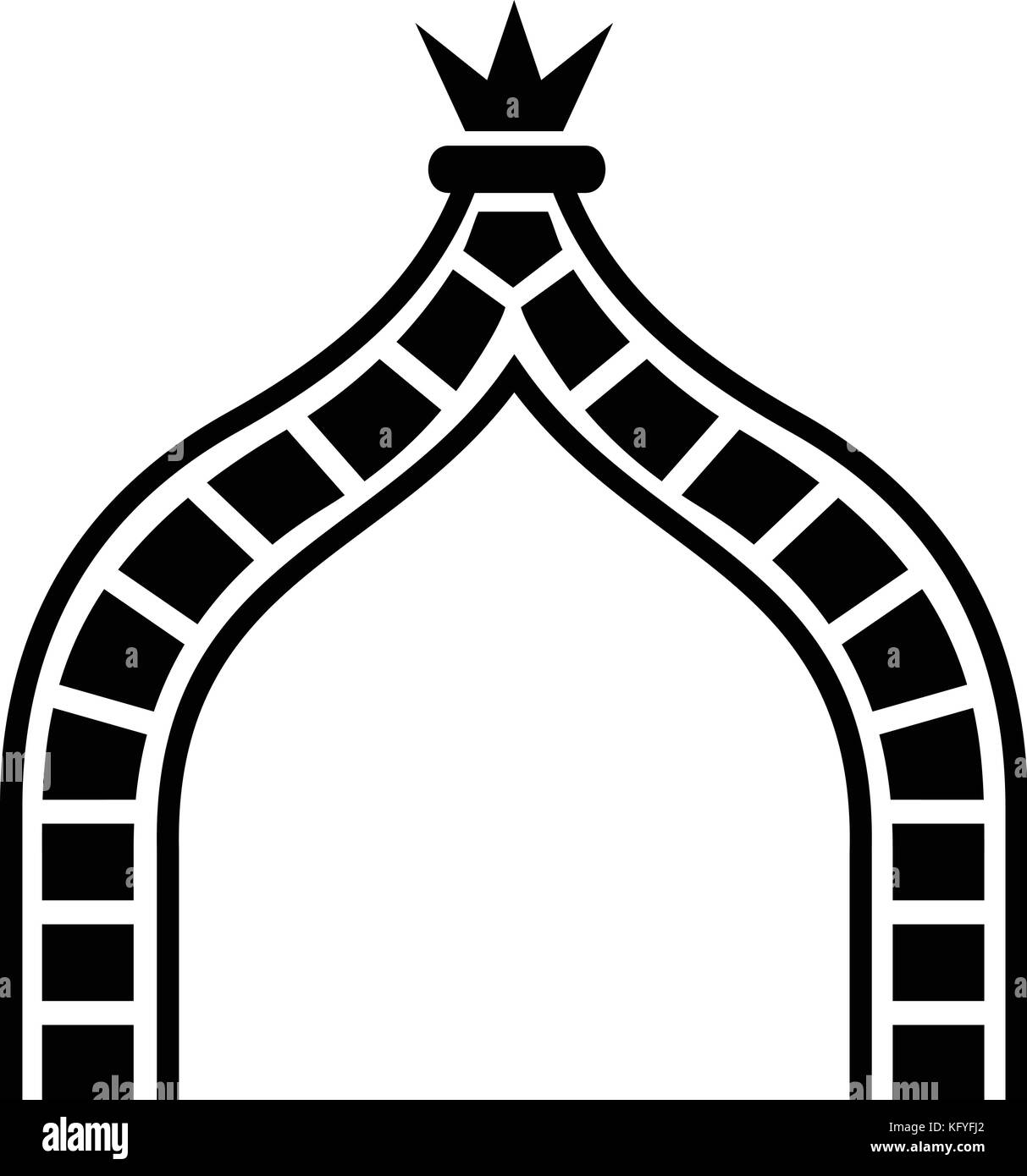 Ancient arch icon, simple style Stock Vector Image & Art - Alamy