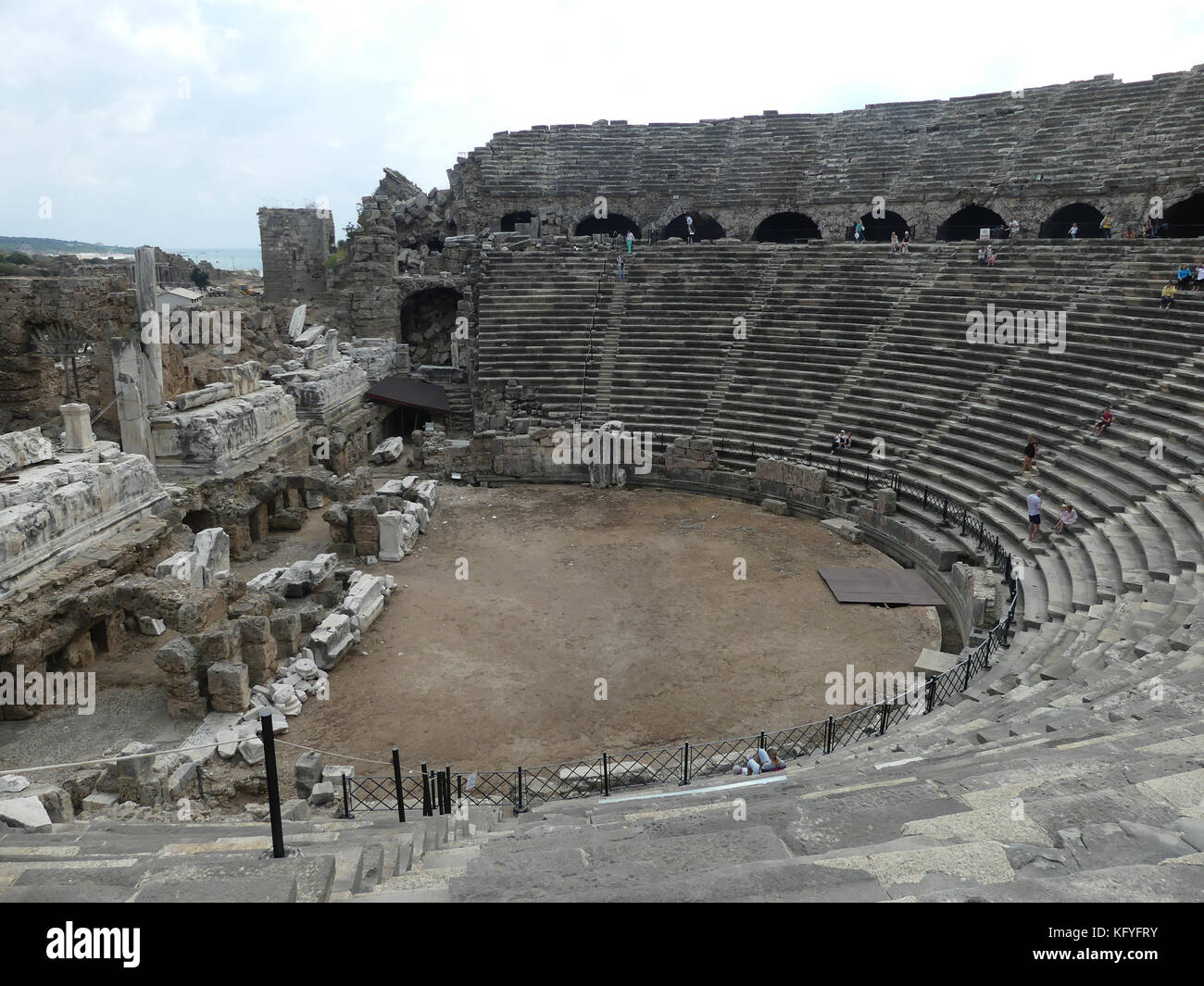 SIDE, Turkey. Theatre auditorium. Photo: Tony Gale Stock Photo - Alamy