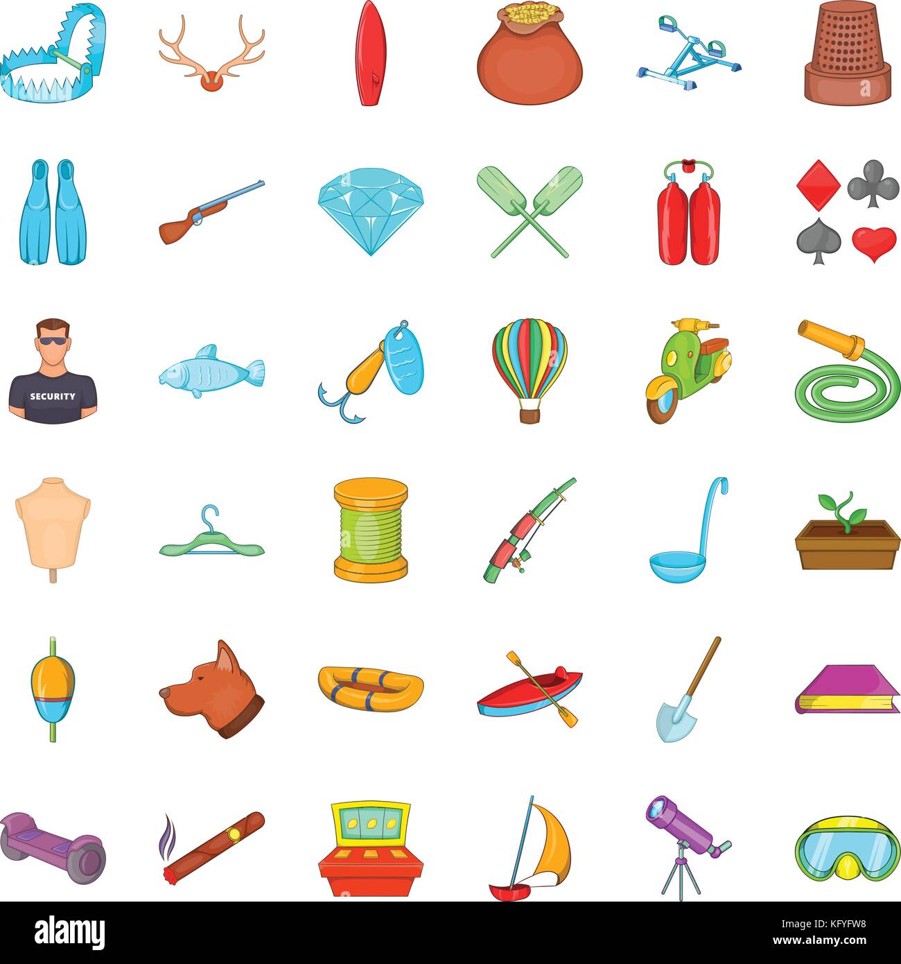 Diamond icons set, cartoon style Stock Vector Image & Art - Alamy