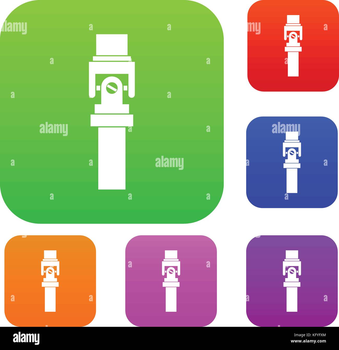 Mechanic detail set color collection Stock Vector Image & Art - Alamy