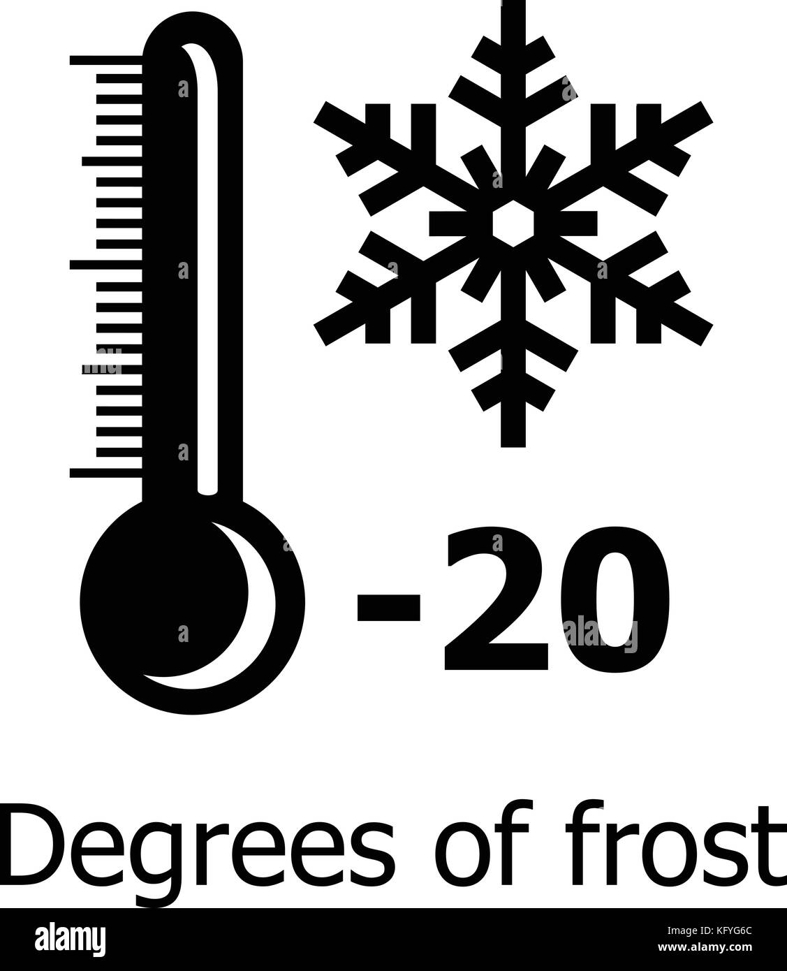 Frost icon, simple style Stock Vector Image & Art - Alamy