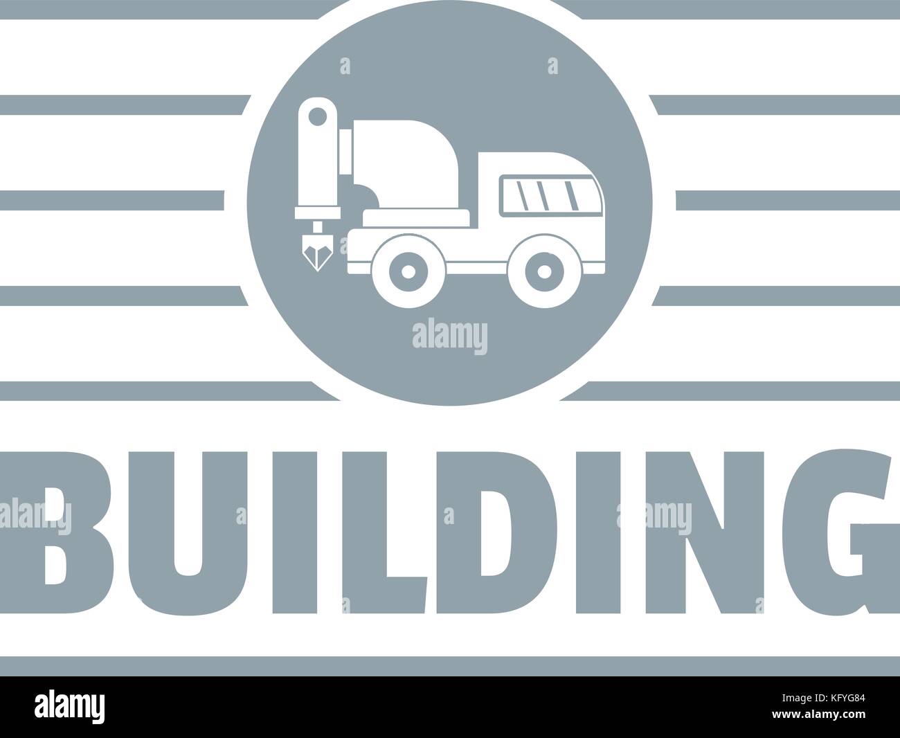 Building company logo, simple gray style Stock Vector Image & Art - Alamy