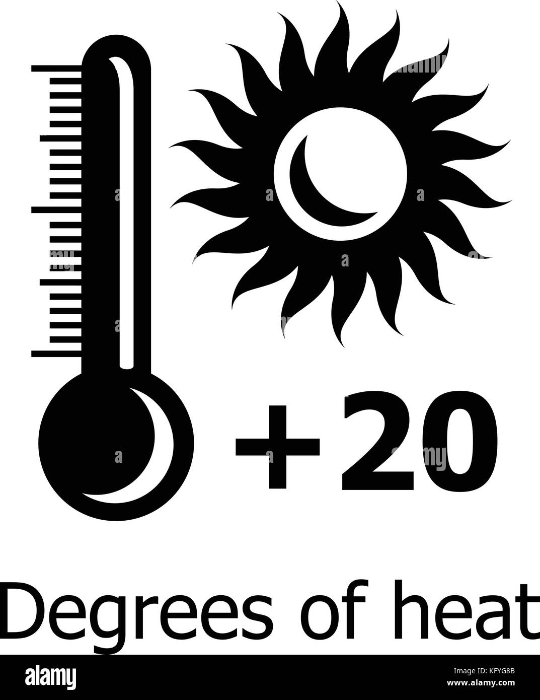 Heat icon, simple style Stock Vector Image & Art - Alamy