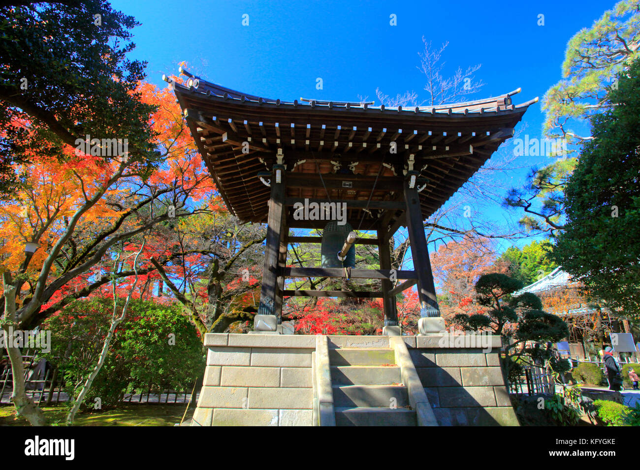 Gotokuji Temple in Autumn Color in Tokyo Japan Stock Photo - Alamy
