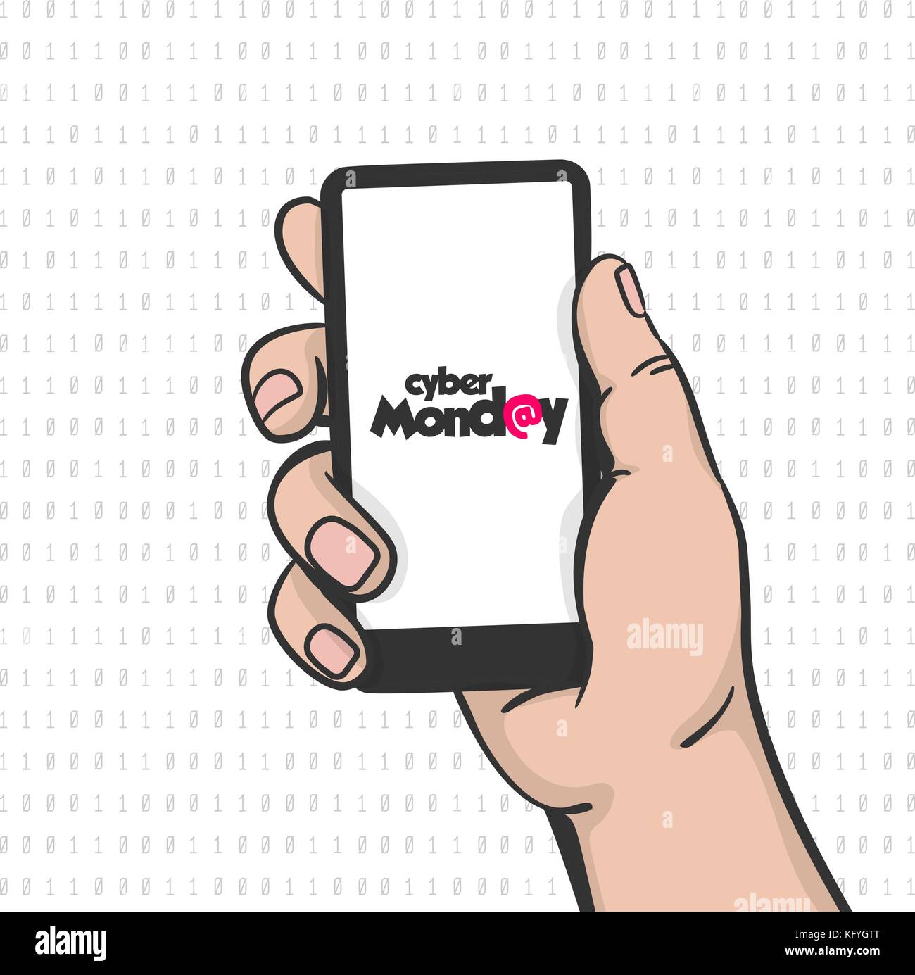 Speech bubble phone hand Cut Out Stock Images & Pictures - Alamy
