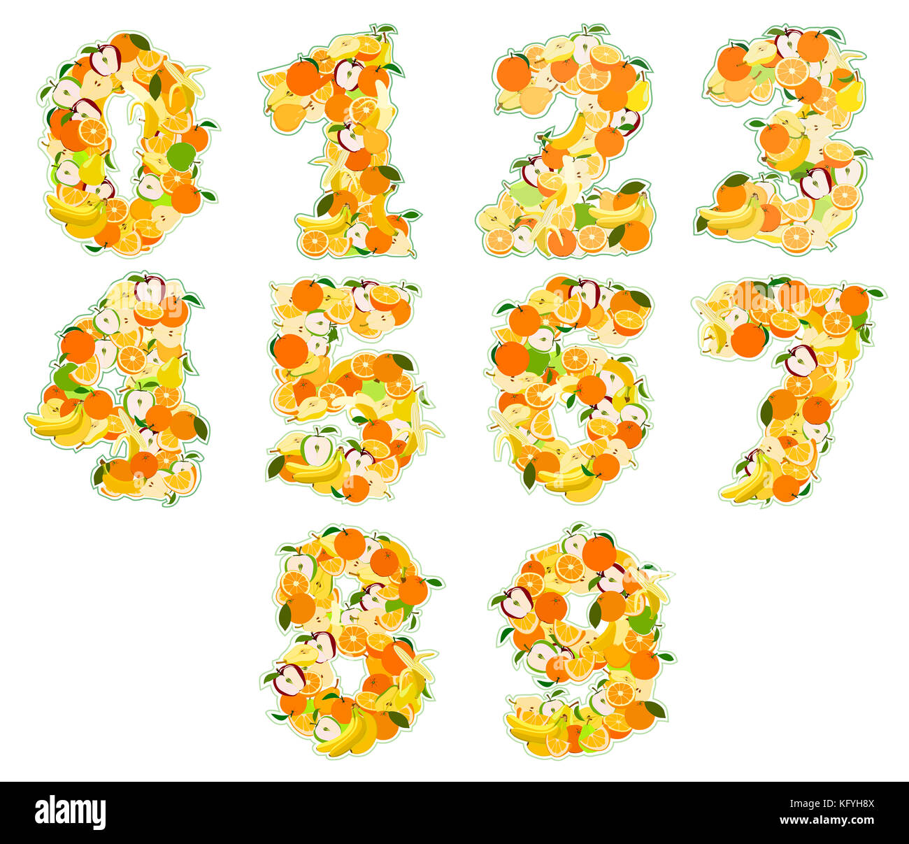 Number three in form Cut Out Stock Images & Pictures - Alamy