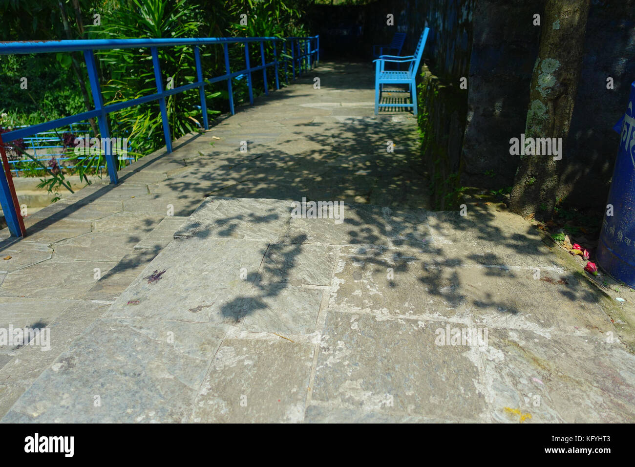 Pokhara, Nepal - September 12, 2017: Entrance of Bat Cave, in Nepali ...
