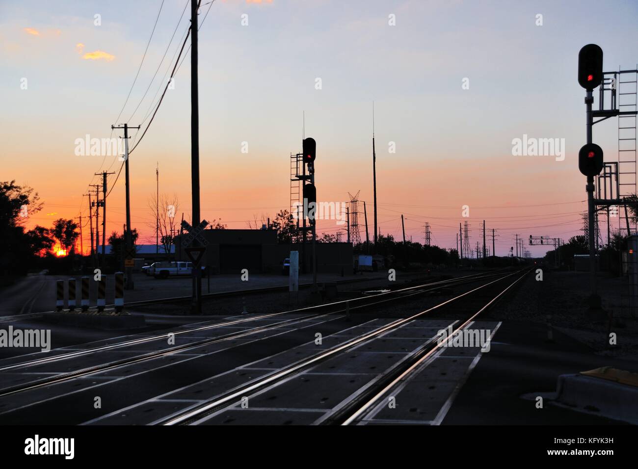 Double track mainline hi-res stock photography and images - Alamy