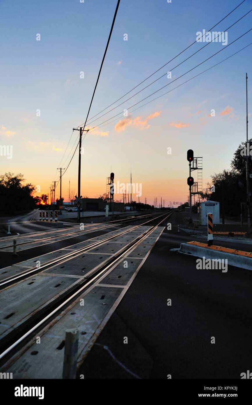 Double track mainline hi-res stock photography and images - Alamy