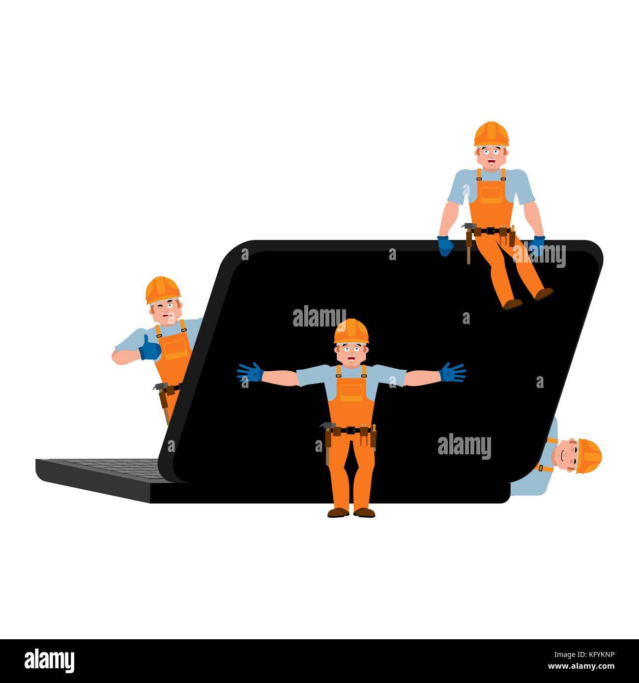 Repairs team Cut Out Stock Images & Pictures - Alamy