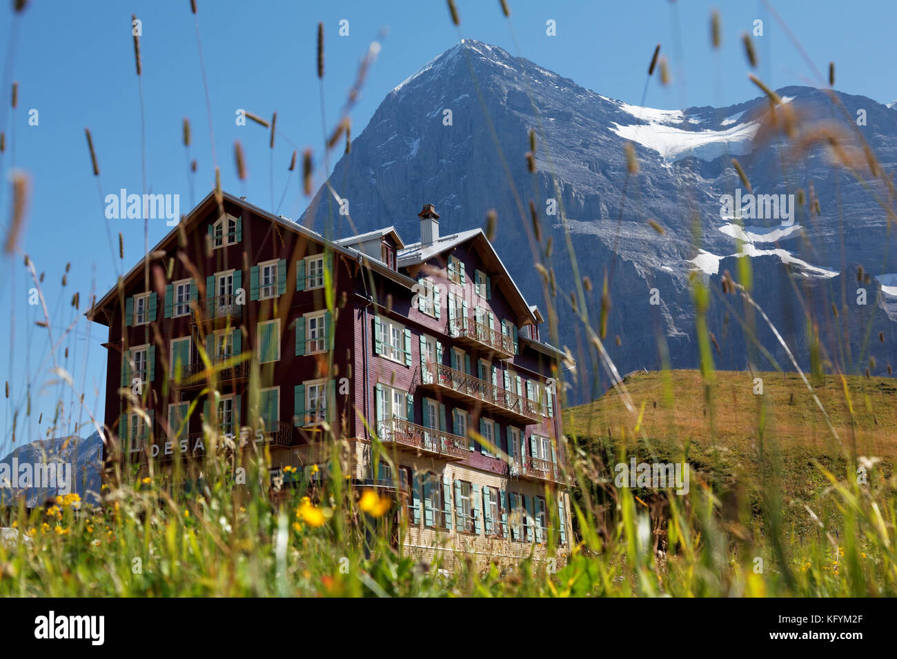 Kleine scheidegg hotel hi-res stock photography and images - Alamy