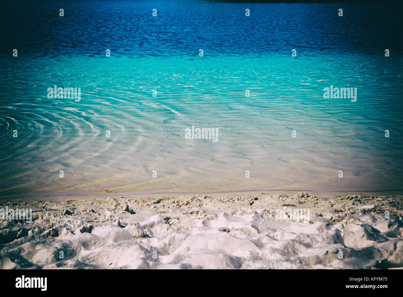 in australia the concept of relax in the clean water near coastline ...