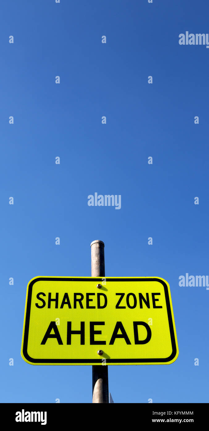 in australia the sign of shared zone ahead concept of safety in the ...