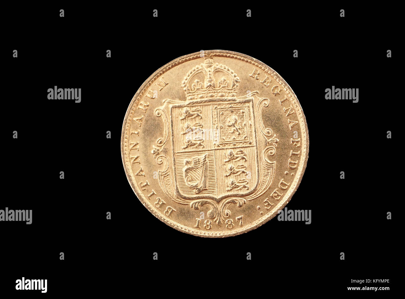 Gold sovereign coin british hi-res stock photography and images - Alamy