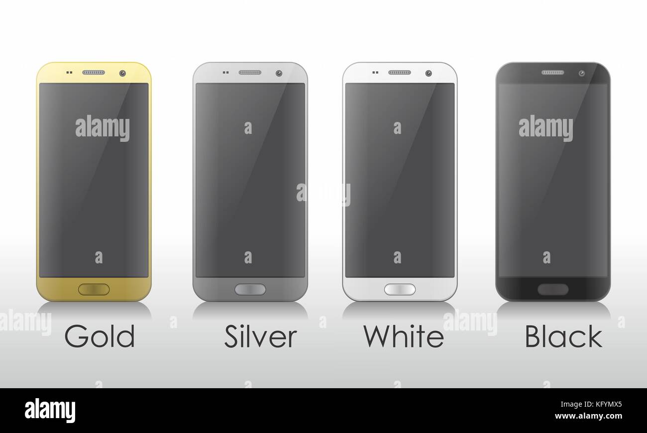 Blank Device Smartphone, Tablet, LCD, Smartwatch Stock Photo - Alamy