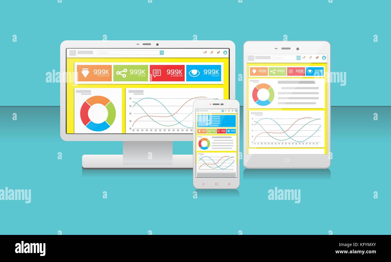 Blank Device Smartphone, Tablet, LCD, Smartwatch Stock Photo - Alamy