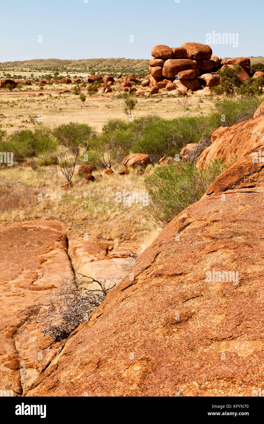 in australia the rocks of devil s marble in the northern territory ...