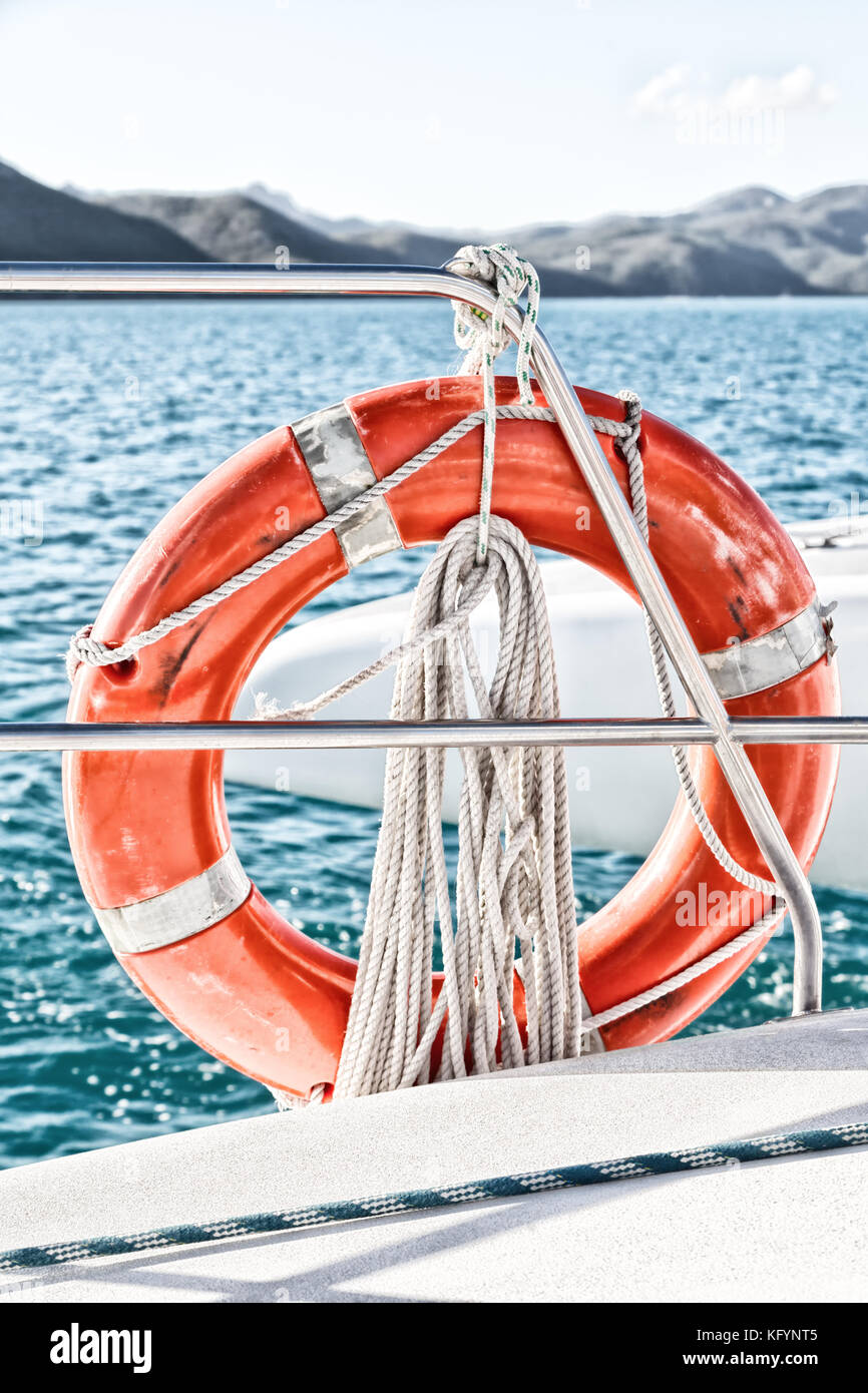 in australia the concept of safety in the ocean with lifebuoy in the ...
