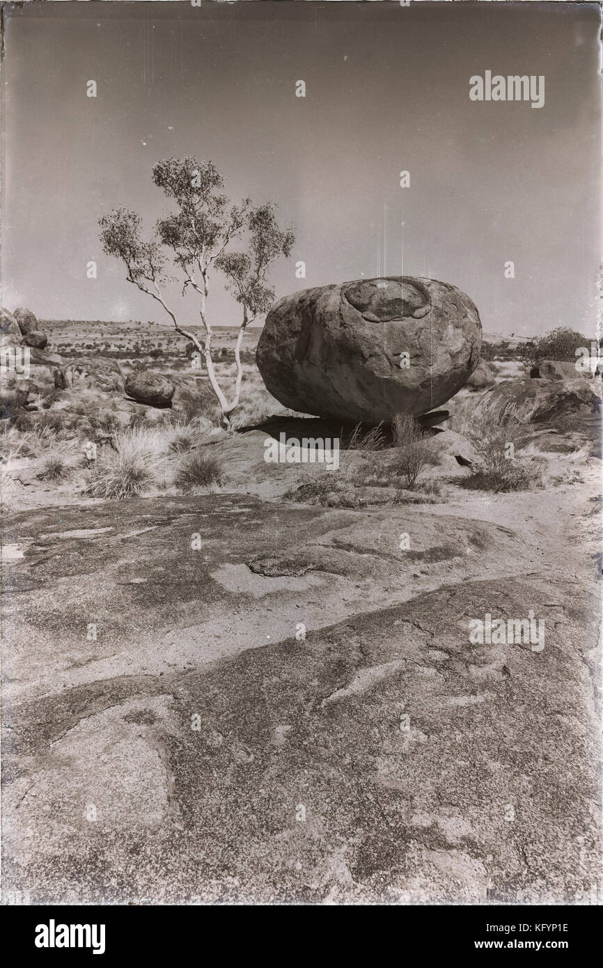 in australia the rocks of devil s marble in the northern territory ...