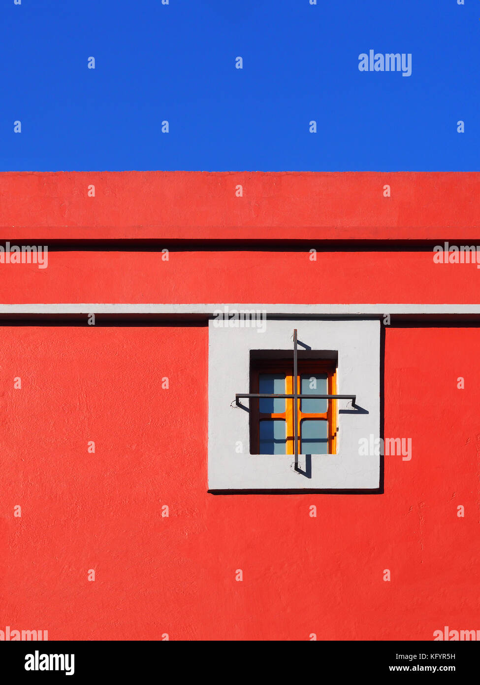 Beautiful, colourful Mexican windows & doors Stock Photo - Alamy