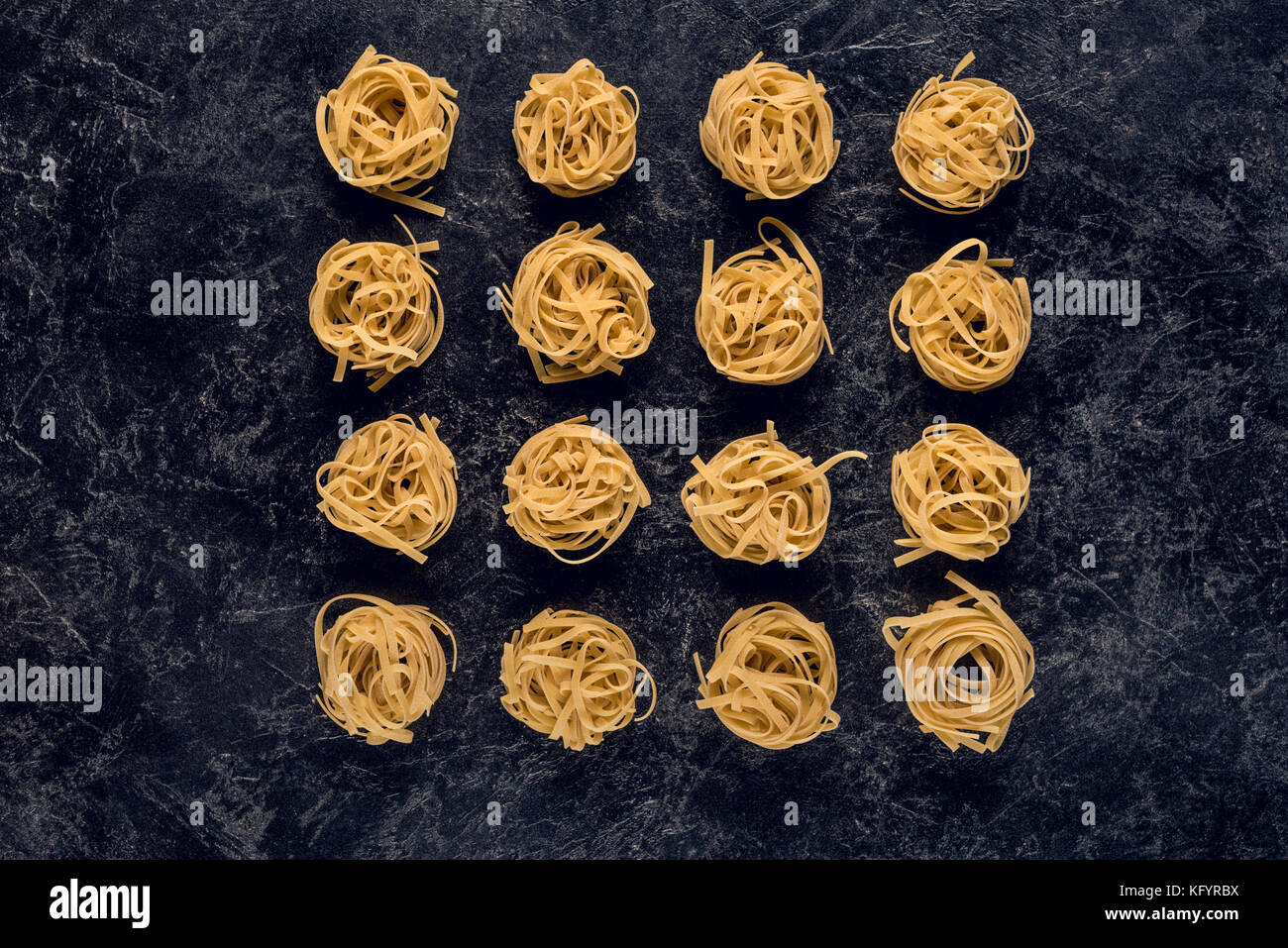 raw pasta nests Stock Photo - Alamy