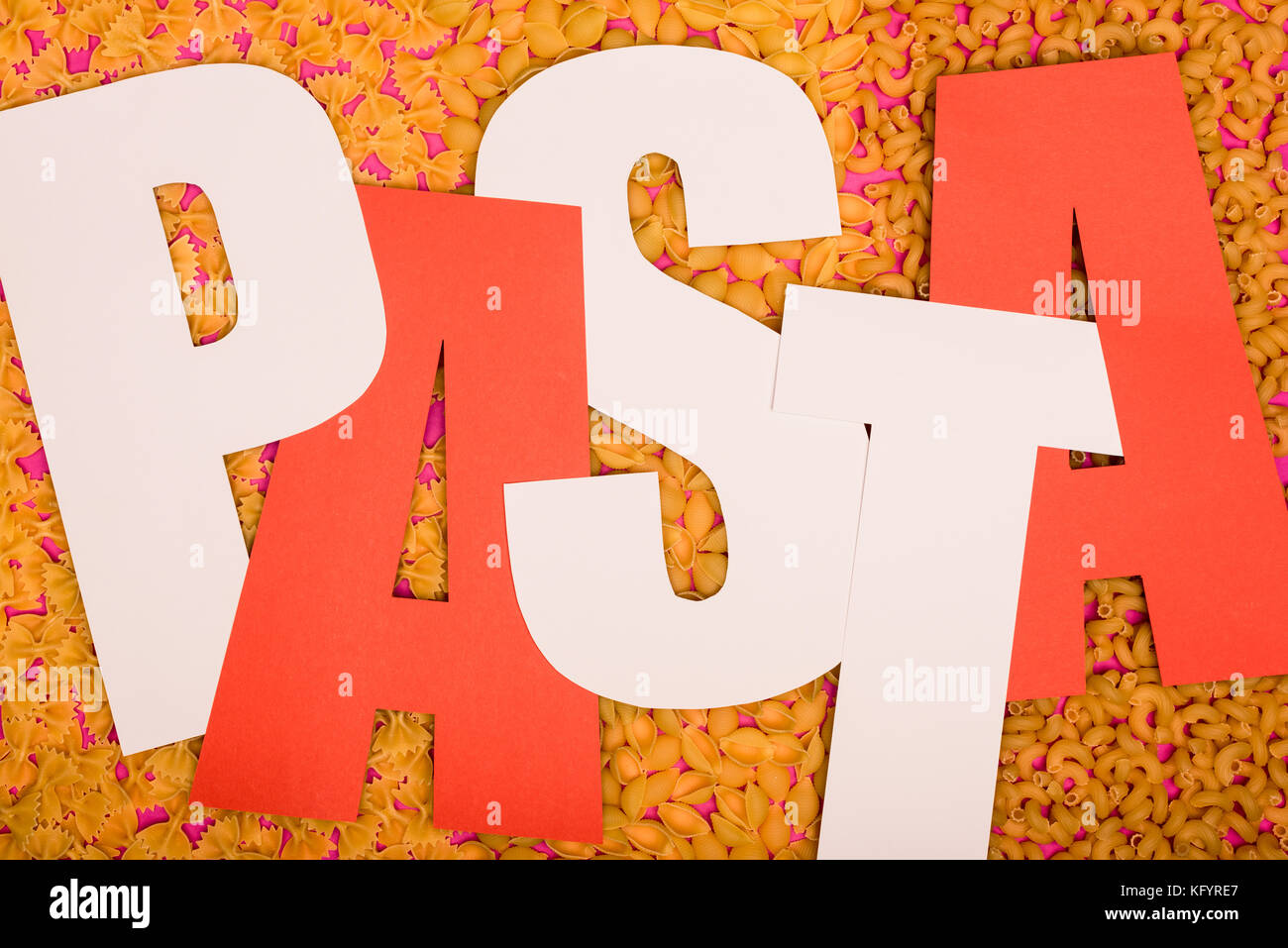 Pasta signs hi-res stock photography and images - Alamy