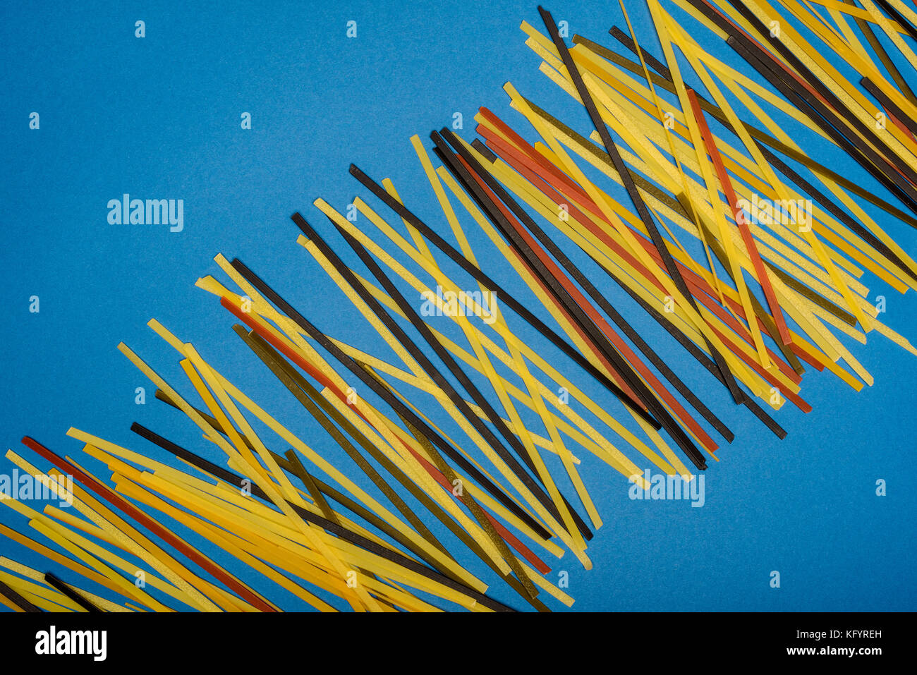 raw colored spaghetti Stock Photo - Alamy