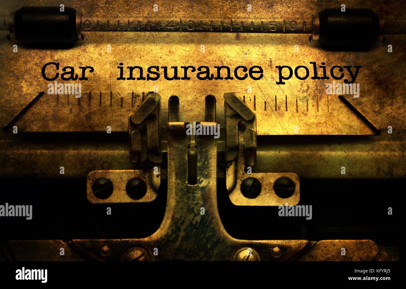 Car insurance schedule hi-res stock photography and images - Alamy