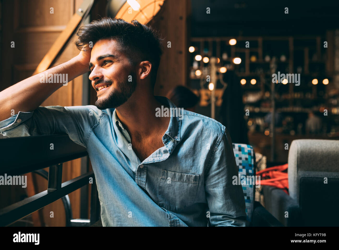 Handsome male body shirt hi-res stock photography and images - Alamy