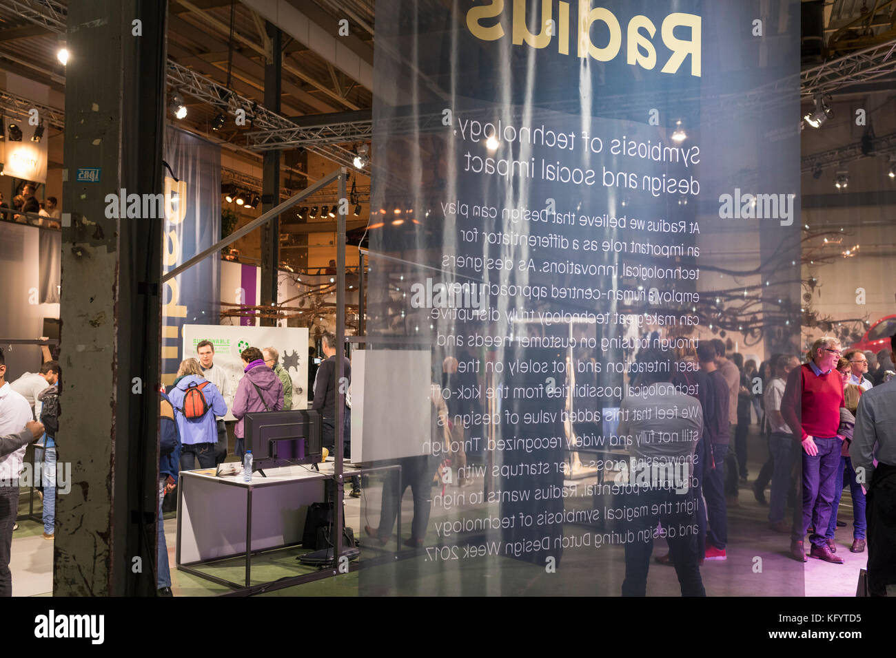 Exhibition hall Dutch Design Week in Eindhoven, Netherlands Stock Photo ...