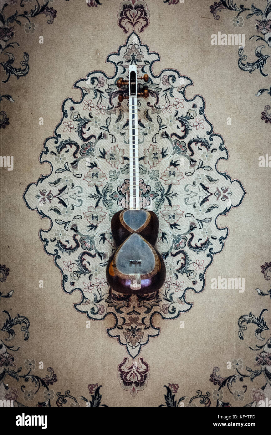 Taft, Iran - December 20, 2013. The tar Instrument is one of the most ...