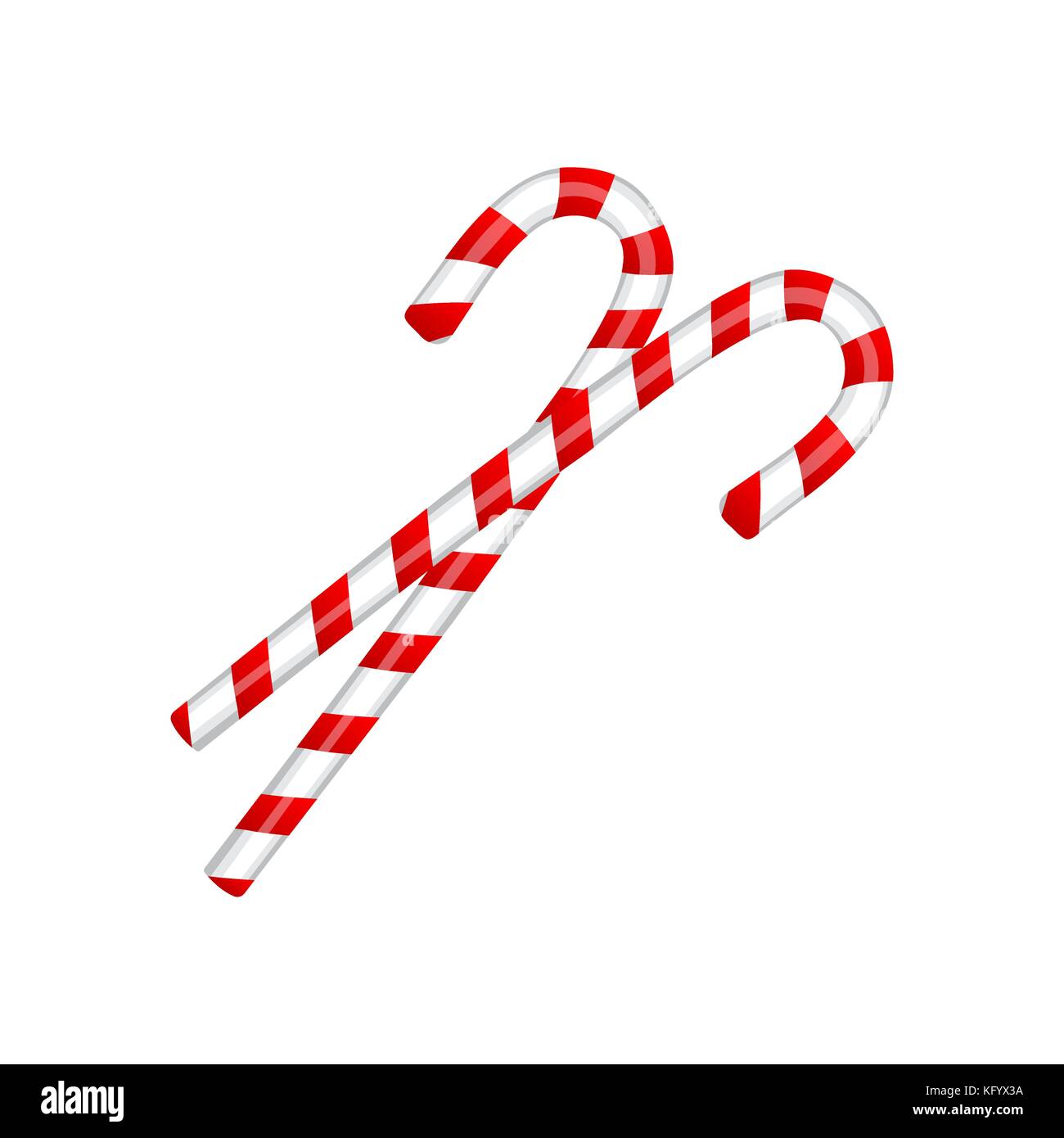 Candy cane red white Stock Vector Images - Alamy