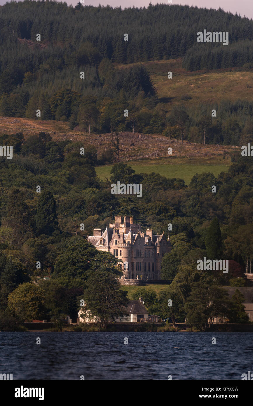 An old castle on the banks of Loch Lomond Stock Photo - Alamy