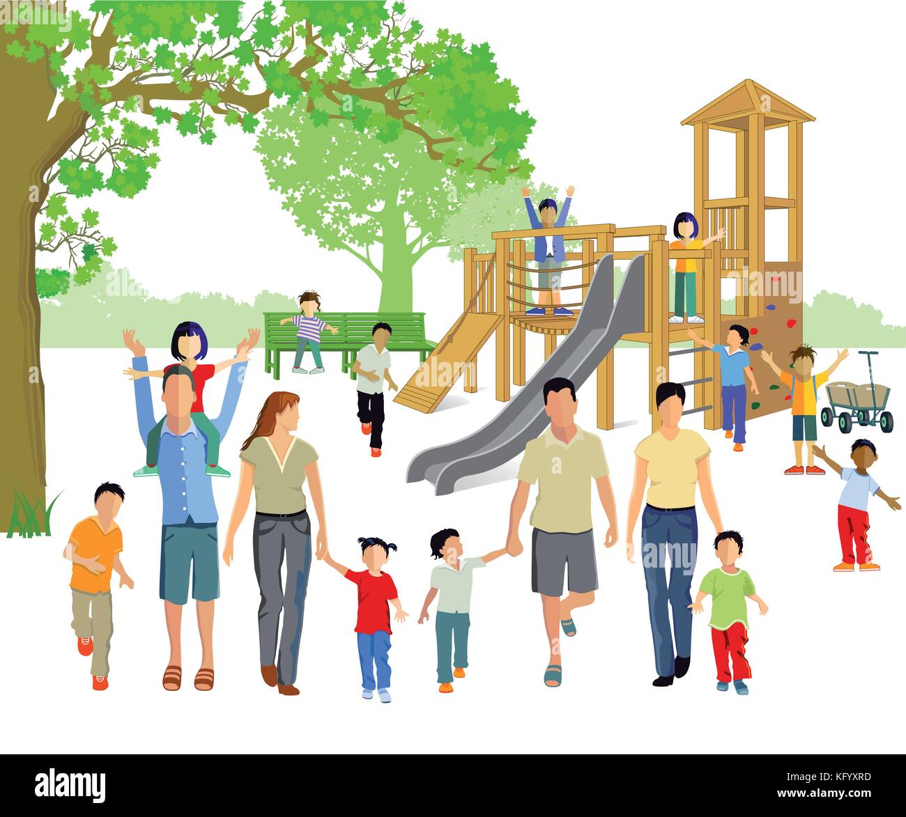 Family Stock Vector Images - Alamy