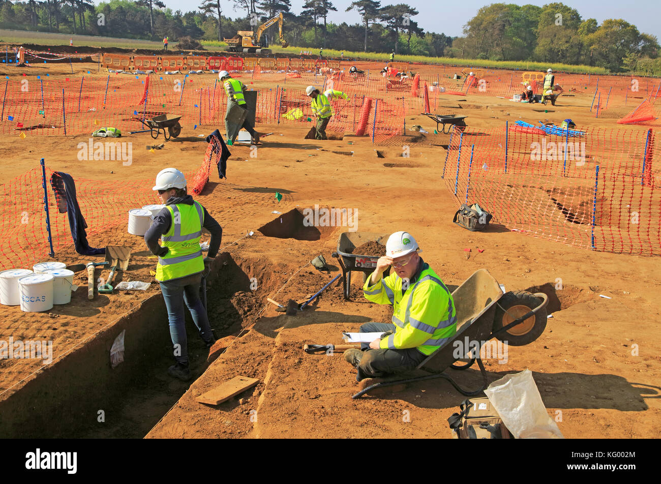 Archaeology excavations during summer 2017 Bawdsey, Suffolk, England ...