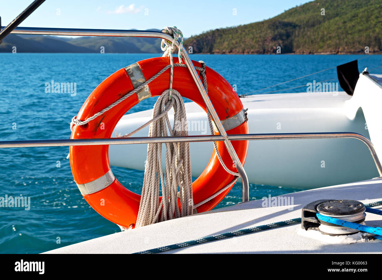 in australia the concept of safety in the ocean with lifebuoy in the ...