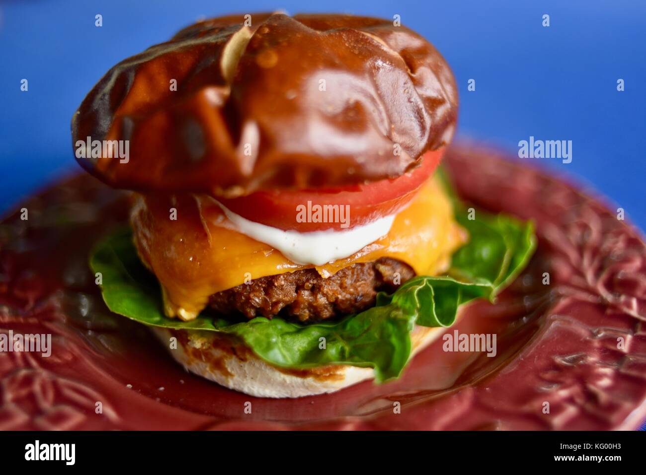 Meatless (meat free) Beyond Burger from Beyond Meat. Vegetarian vegan ...