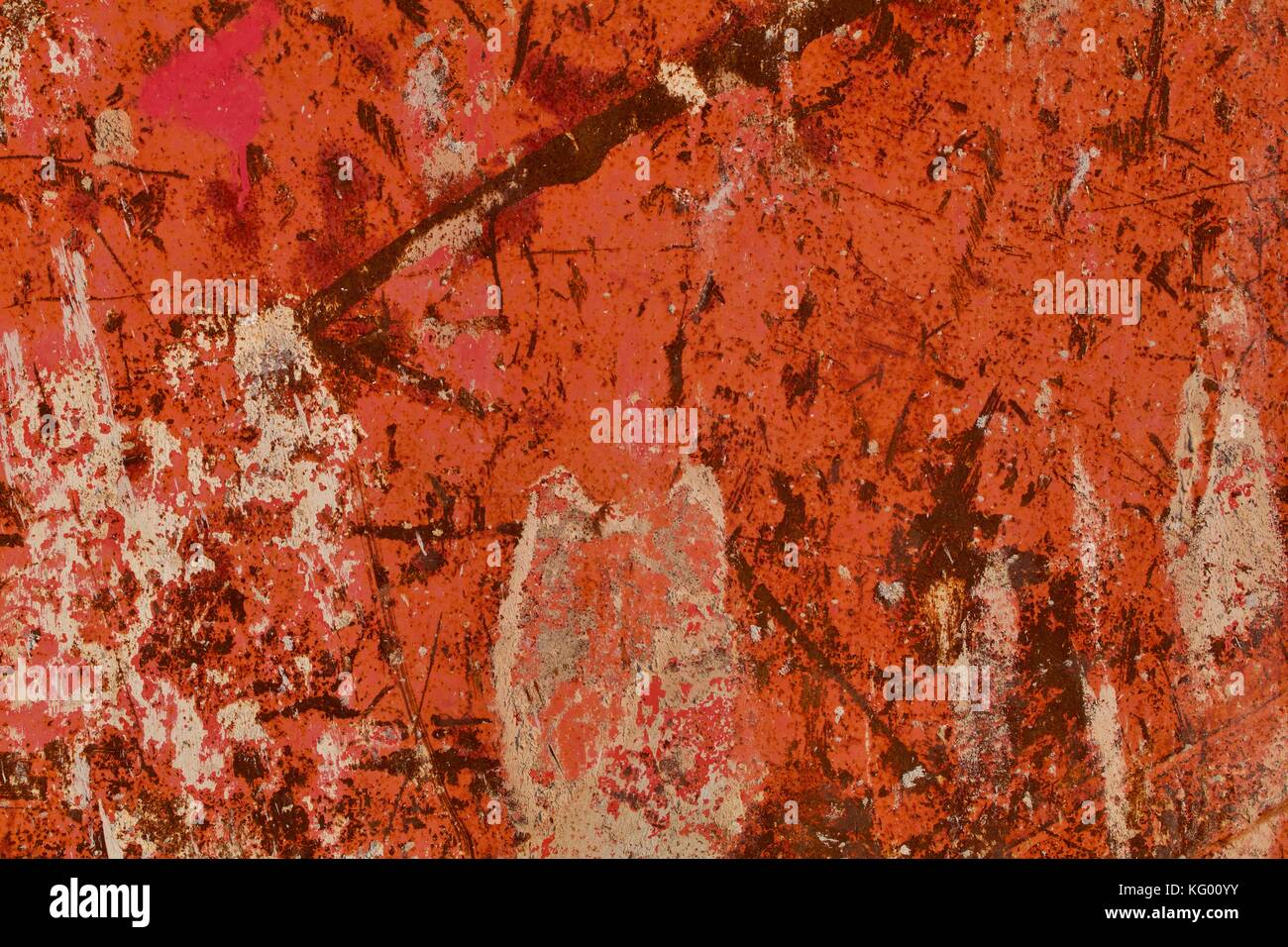 Closeup of rusty painted steel Stock Photo - Alamy