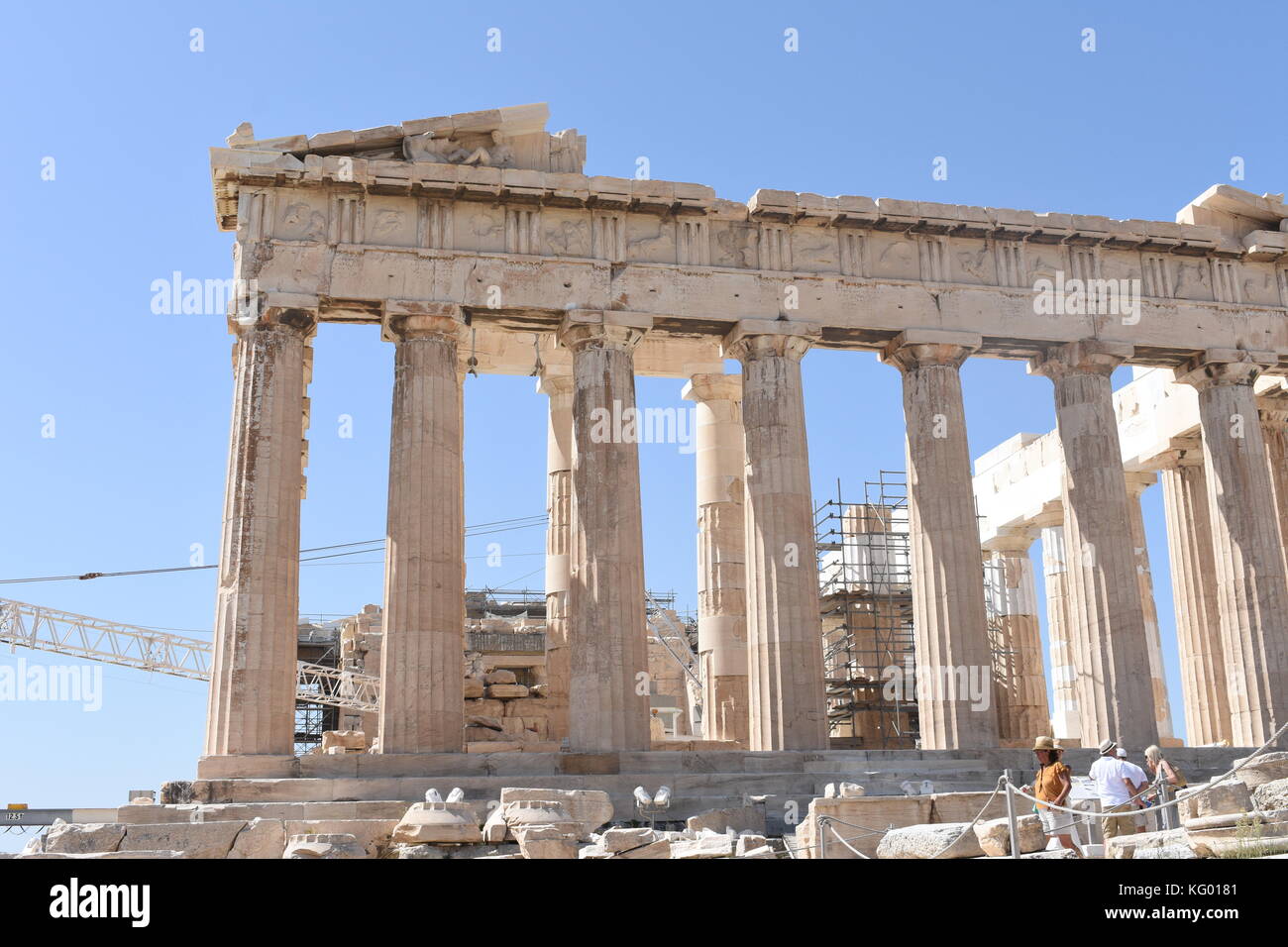 Parthenon , east side, Athens ,Greece Stock Photo - Alamy