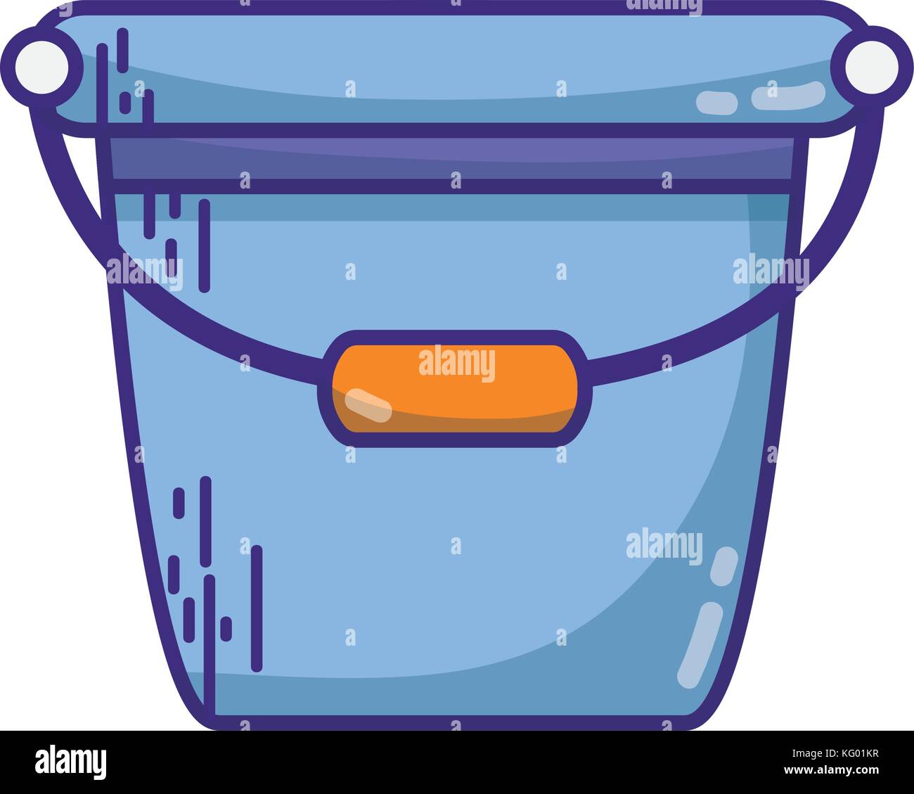 pail plastic object to clean house Stock Vector Image & Art - Alamy