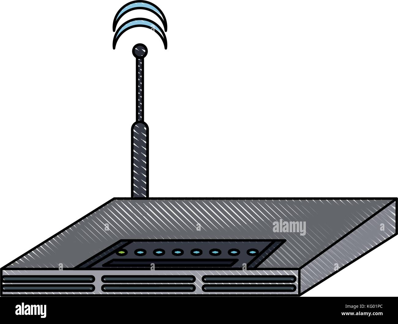 Wifi internet router Stock Vector Image & Art - Alamy