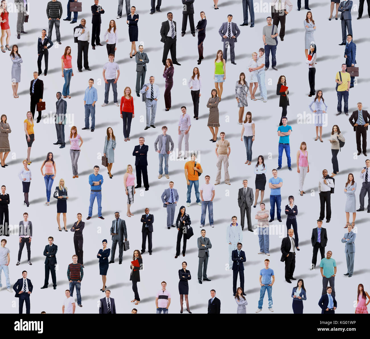 Many the isolated portraits of people Stock Photo - Alamy