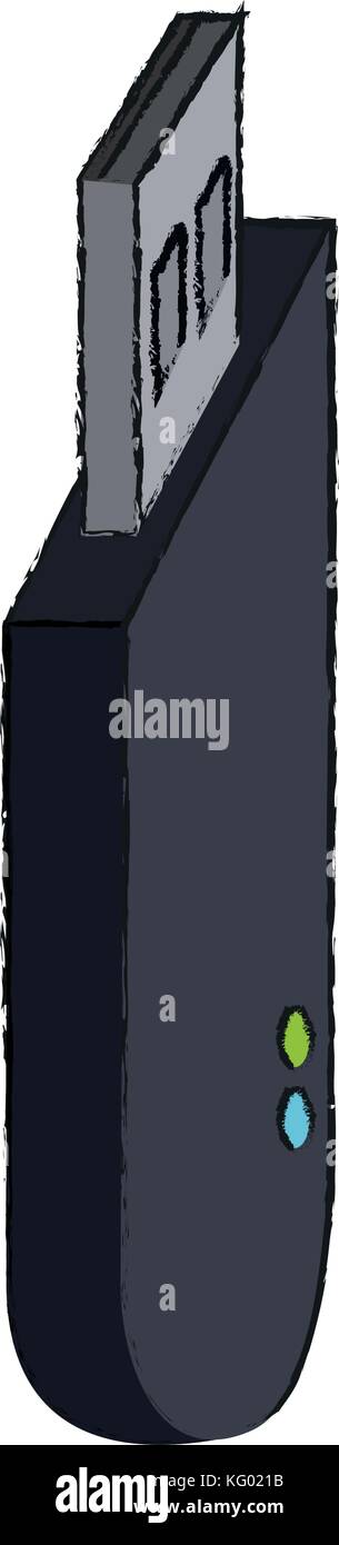 Usb technology storage Stock Vector Image & Art - Alamy