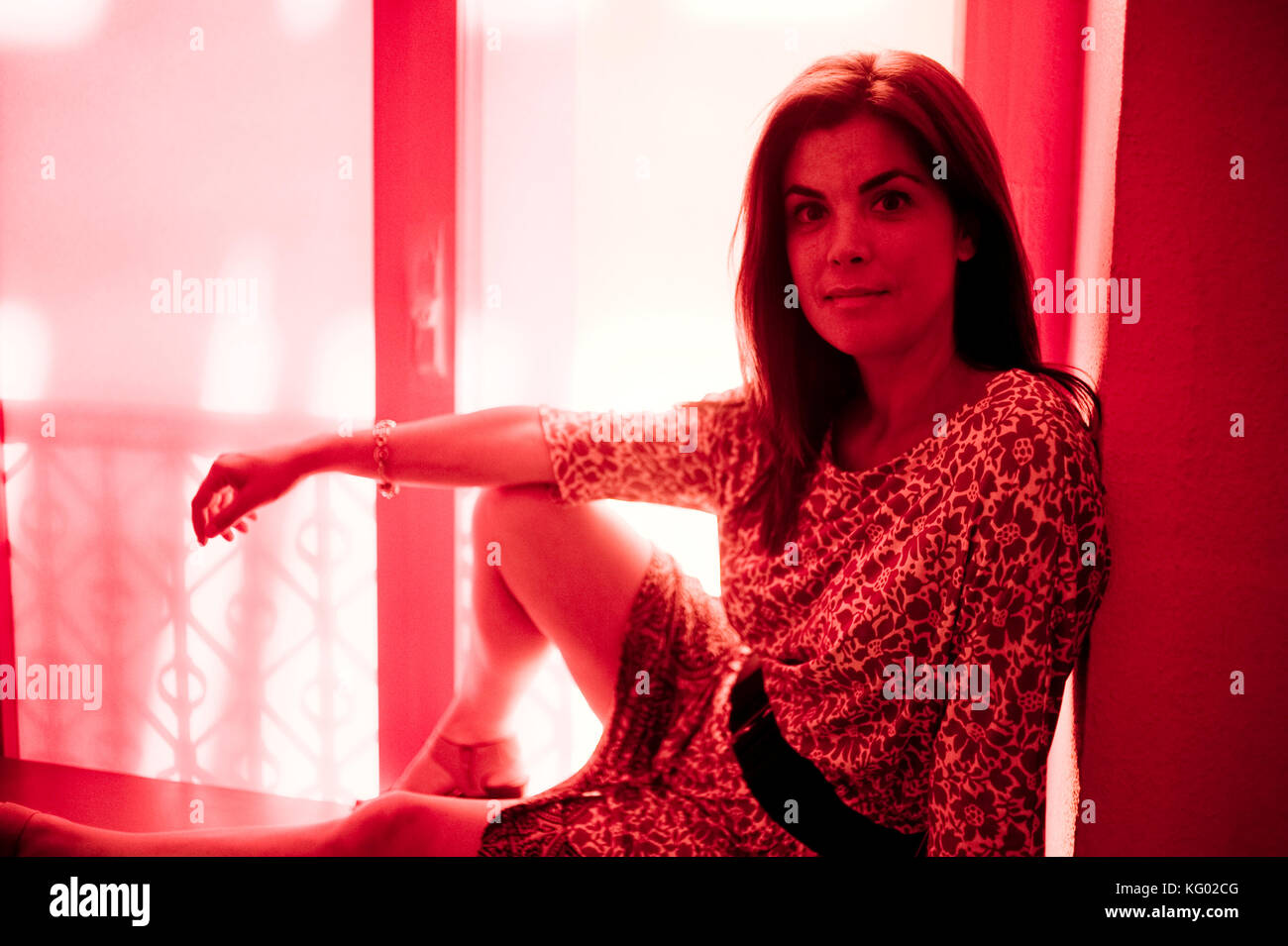 Samanta Villar, Spanish journalist Stock Photo - Alamy