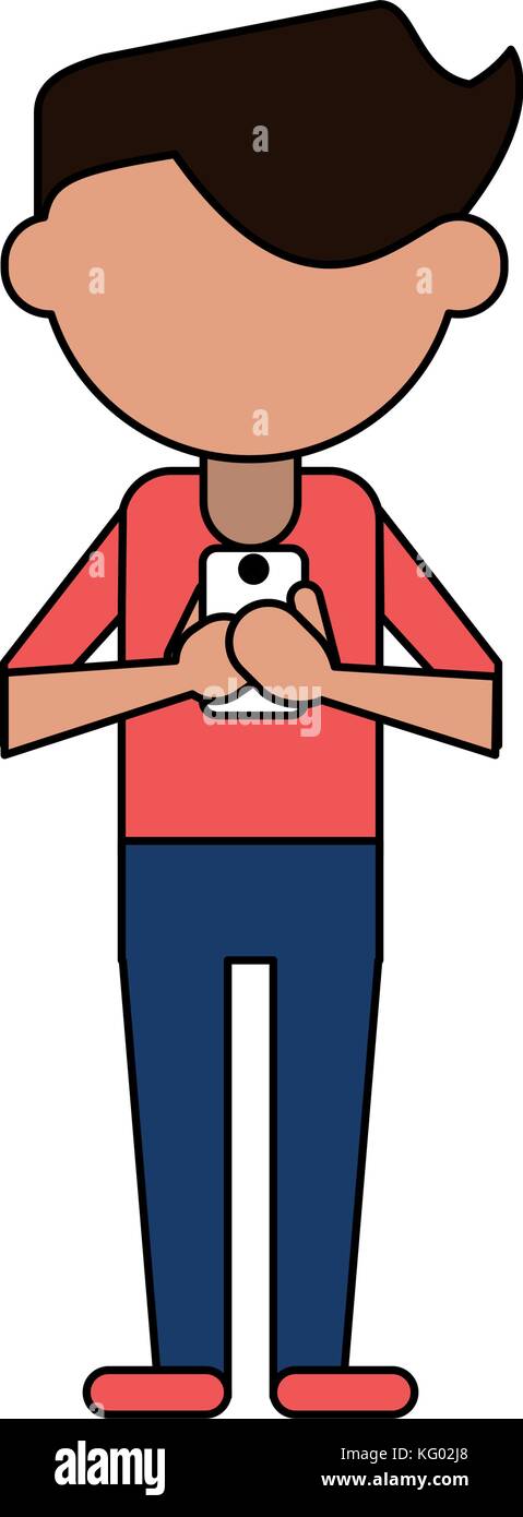 person using phone icon image Stock Vector Image & Art - Alamy